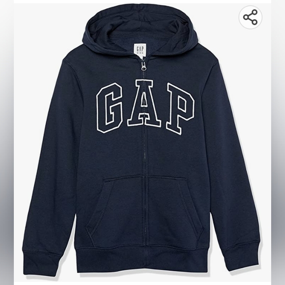 GAP | Jackets & Coats | Gap Kids Blue Logo Hoodie | Poshmark